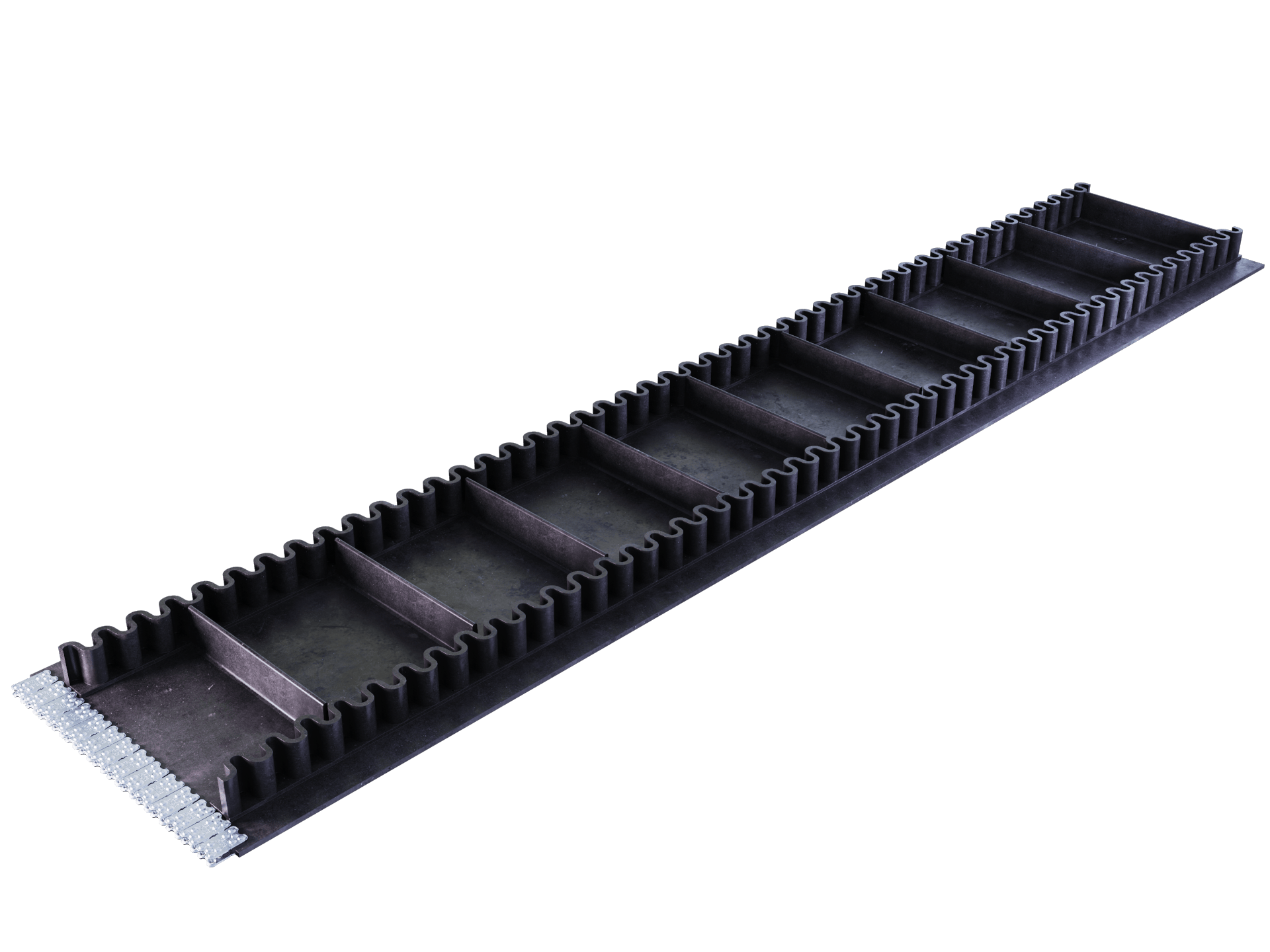 Corrugated Side Wall Conveyor Belts - Fluent Conveyors