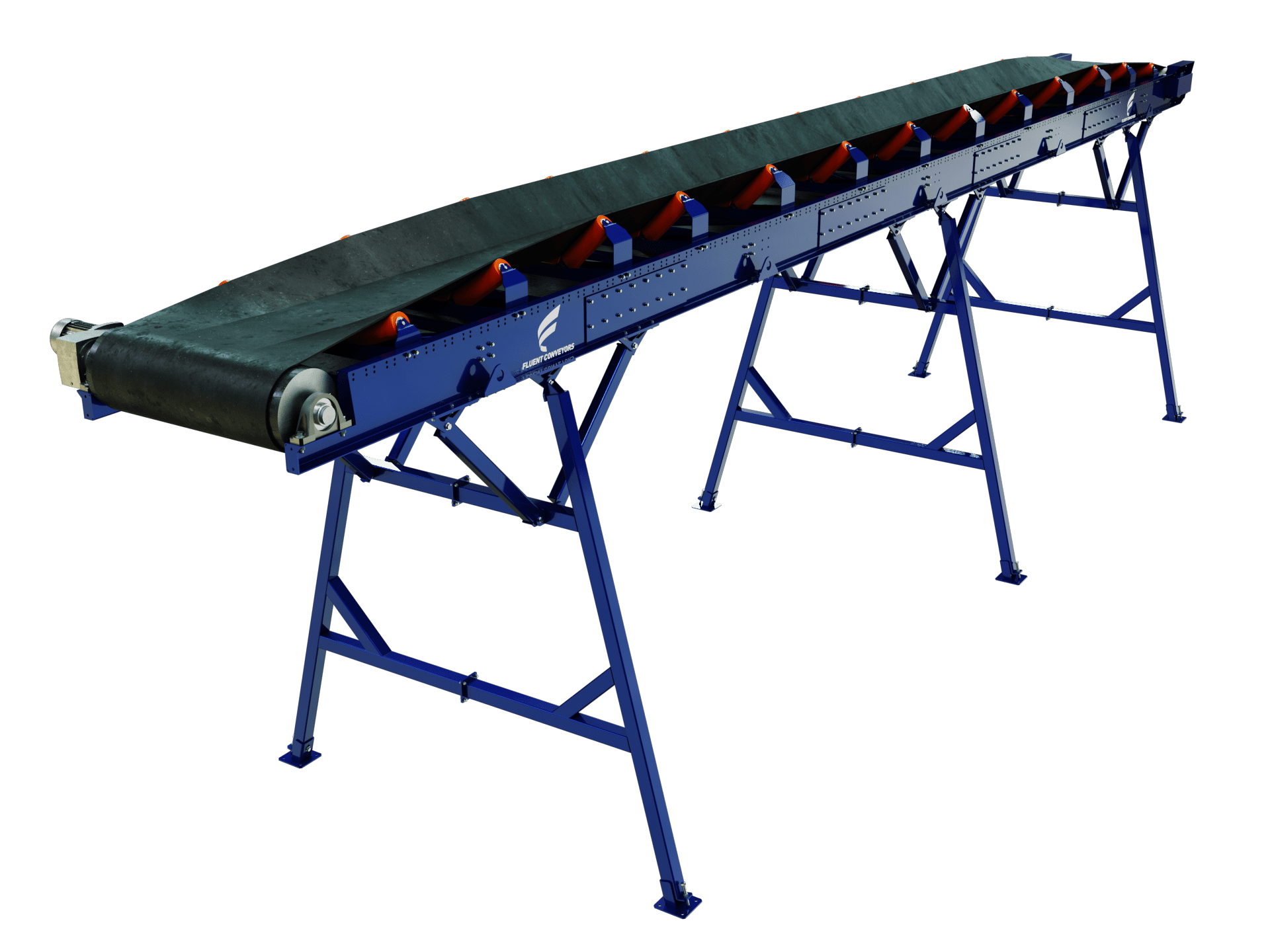 Trough Idler Conveyors - Idler Conveyors - Fluent Conveyors